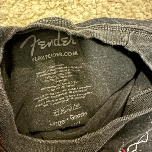 Fender | Shirts | Fender Tshirt | Poshmark